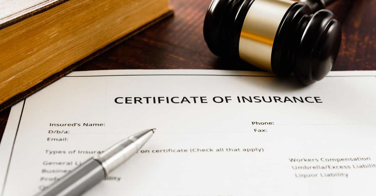 What Is a Certificate Of Insurance?